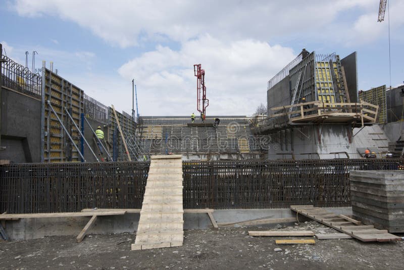 Doka Formwork on the Construction Side Editorial Photography - Image of ...