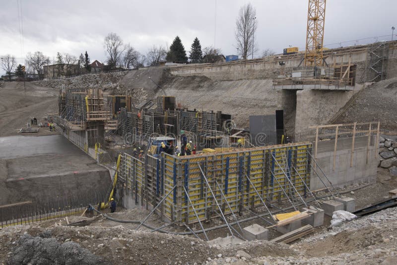 Doka Formwork on the Construction Side Editorial Photography - Image of ...