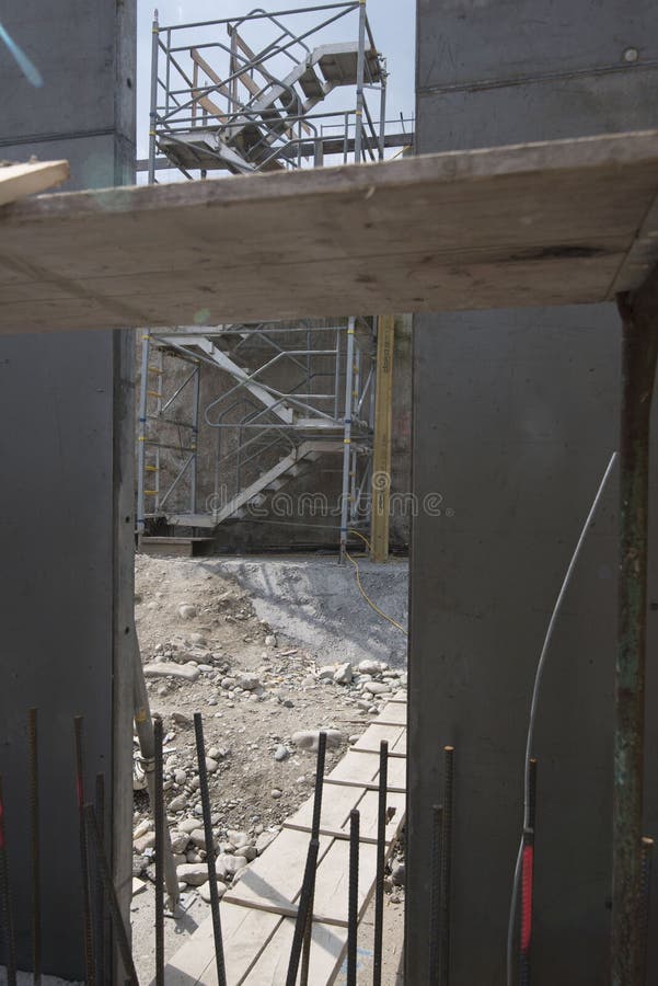 Doka Formwork on the Construction Side Editorial Photo - Image of ...