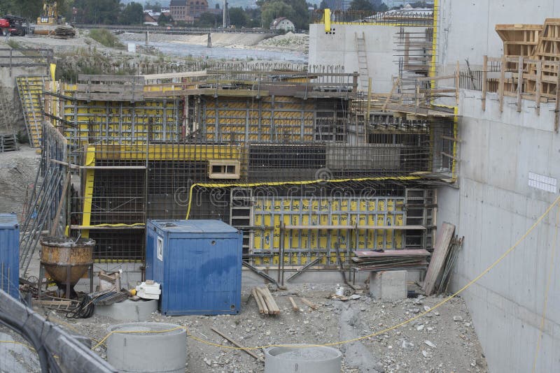 Doka Formwork on the Construction Side Editorial Photo - Image of ...