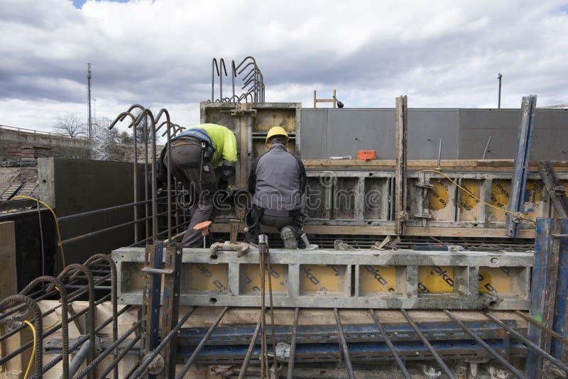 Doka Formwork on the Construction Side Editorial Stock Image - Image of ...