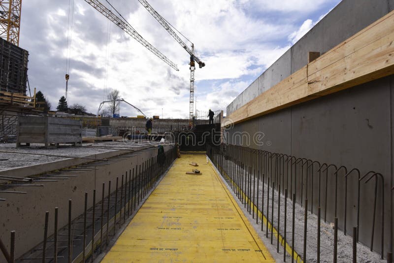 Doka Formwork on the Construction Side Editorial Photography - Image of ...