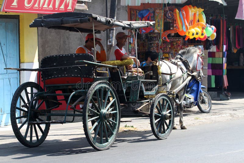 Dokar foto editorial. Imagen de indonesia, caballo, java - 32551891