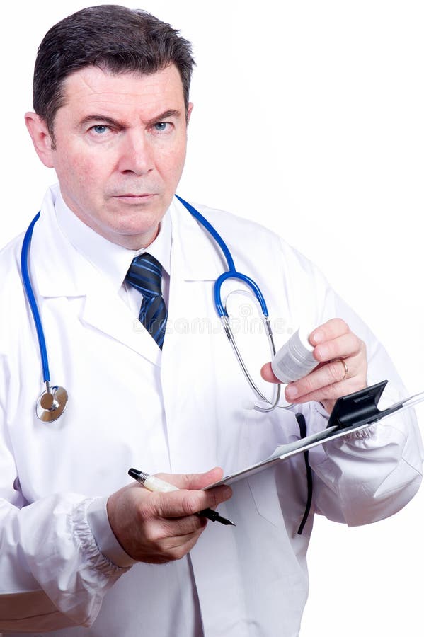 Doktor bei der Arbeit stockfoto. Bild von internierter - 17974302