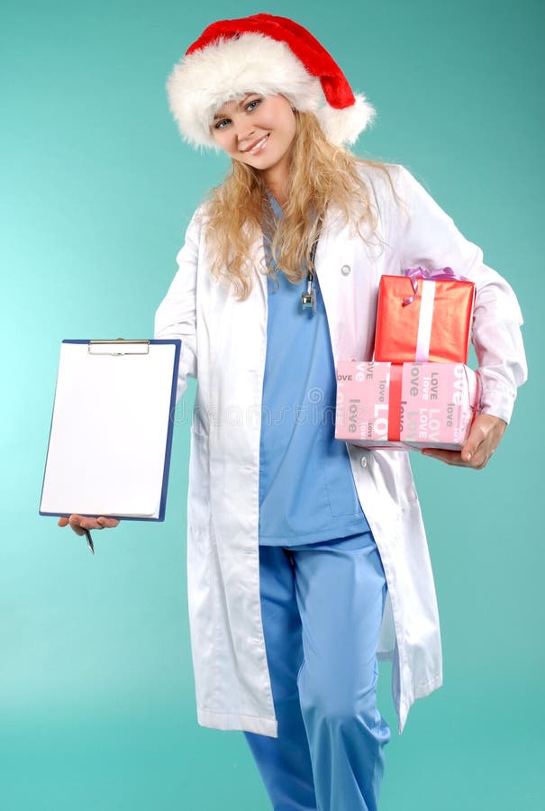 Doktor - christmas stock image. Image of medicine, holiday - 7093531