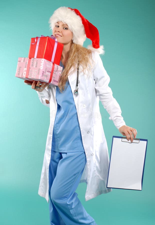 Doktor - christmas stock image. Image of holiday, healthy - 7093601