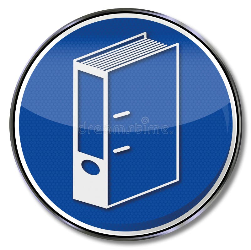 Dokumente und Archiv vektor abbildung. Illustration von gesetz - 114581936