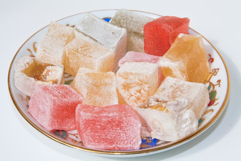 Dolci turchi tradizionali immagine stock. Immagine di noce - 14406981