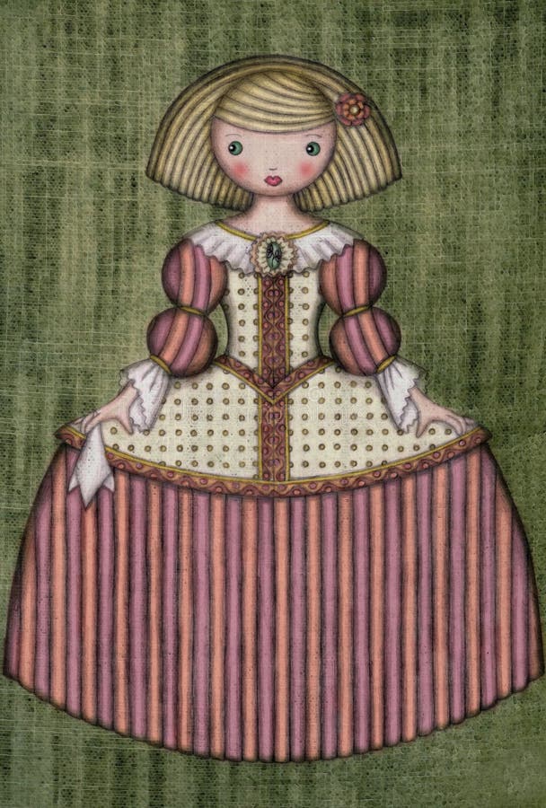 Doll, Art, Design, Illustration Stock Image - Image of doll, design ...