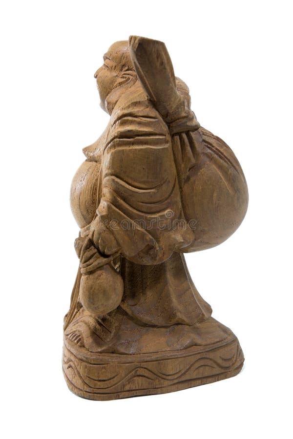 Doll carved Chinese God stock photo. Image of china, smile - 46494582