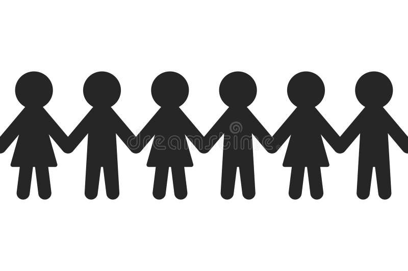 Doll Chain Repeating Pattern Vector Stock Vector - Illustration of ...