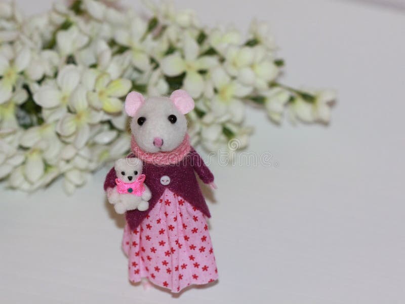 Doll Handmade Puppet Art Mouse Made Wool Stock Photos - Free & Royalty ...
