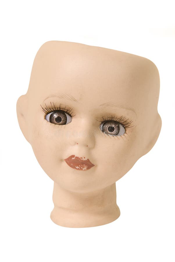 Doll Head stock image. Image of fashioned, horror, head - 9879245