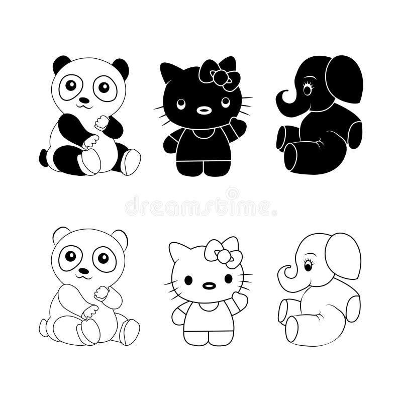 Doll Icon Stock Vector Illustration Of Sweet Bear 282969215