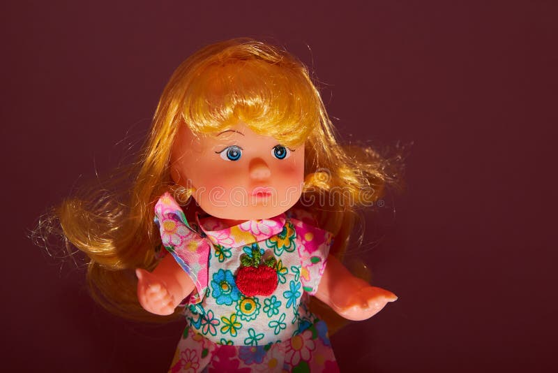 The Doll is Illuminated by Light,doll in a Dark Room Lit by a Ray of ...