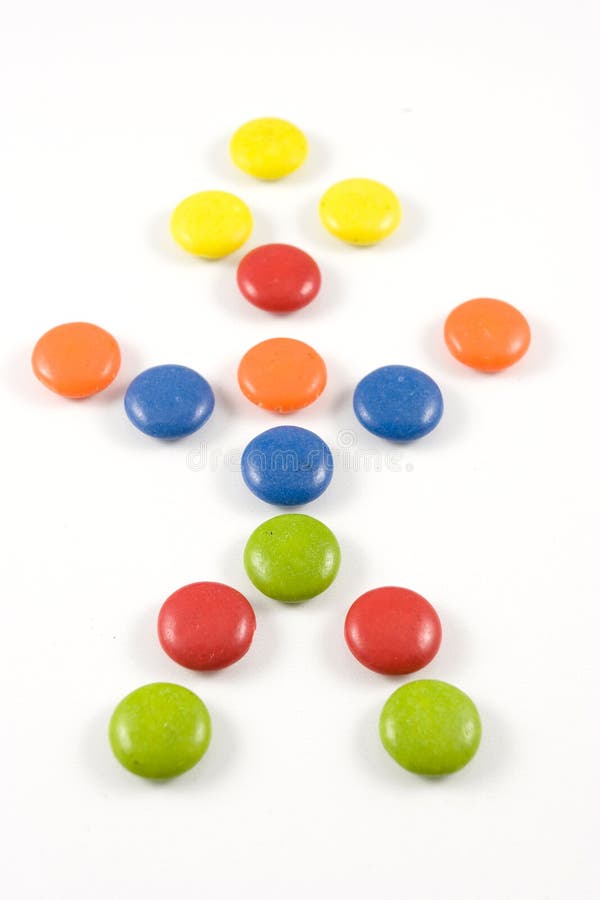 Pile of colored smarties stock photo. Image of childhood - 9543010