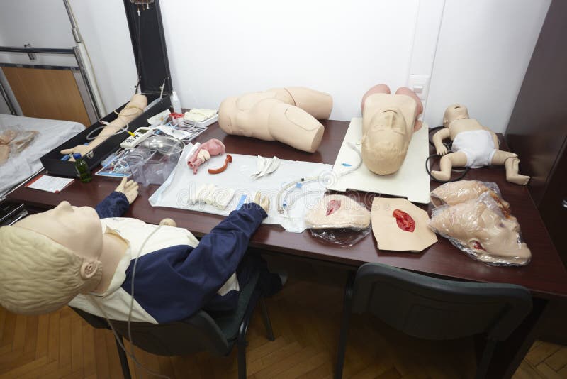 Doll Patient Hospital Medicine Education Stock Image - Image of ...