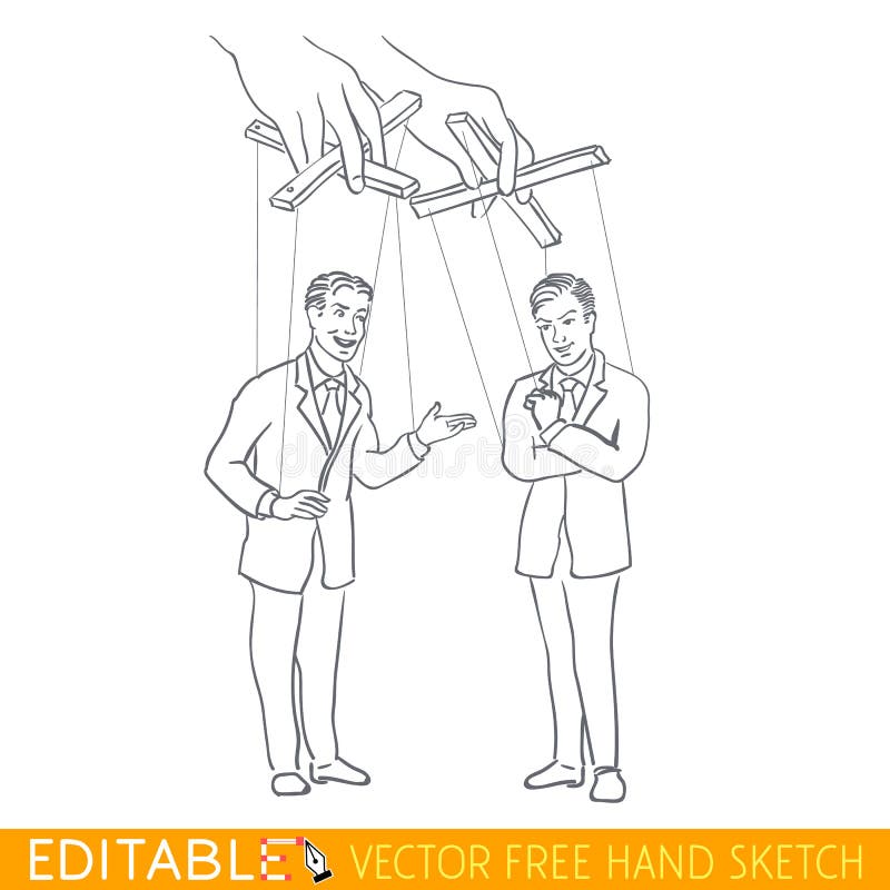 Puppet Master Line Drawing Stock Illustrations – 56 Puppet Master Line ...