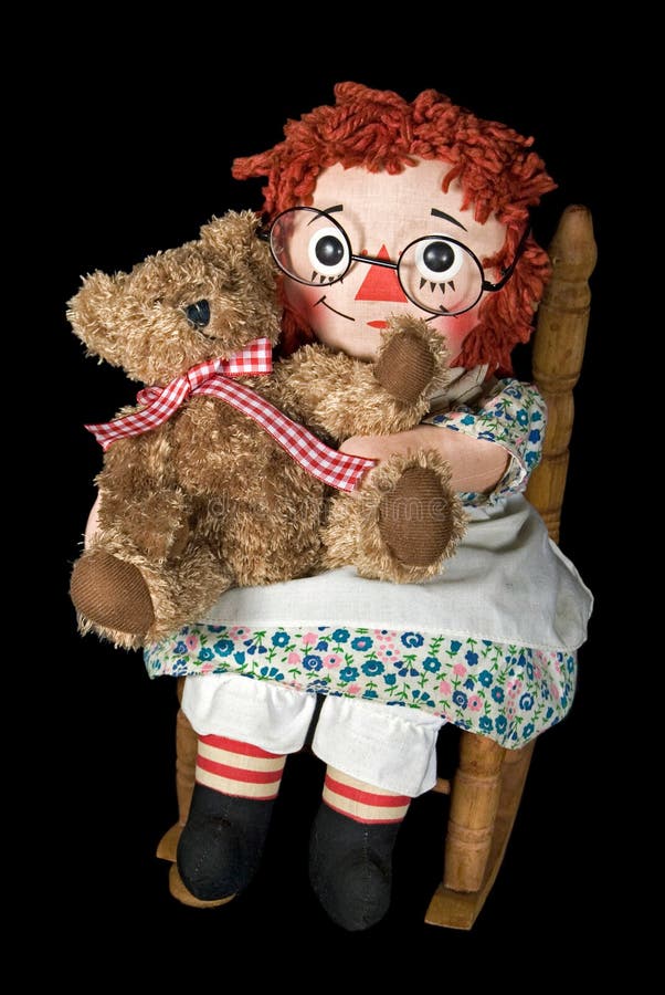 Doll in rocking chair stock photo. Image of glasses, love - 21456470