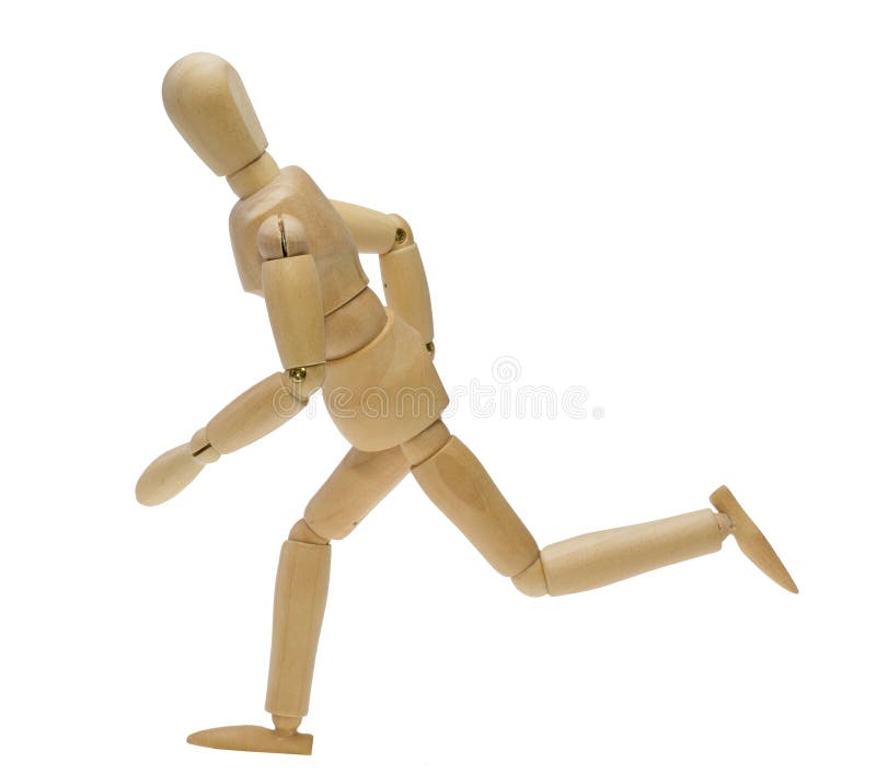 Doll in running pose stock photo. Image of studio, sports - 47563566