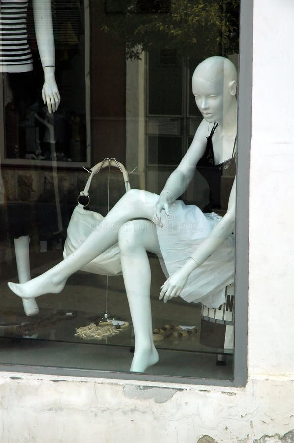 Doll in shop window stock photo. Image of clothes, doll - 962168
