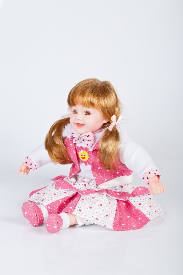 Doll toy for girl stock photo. Image of collectible, hair - 89479928