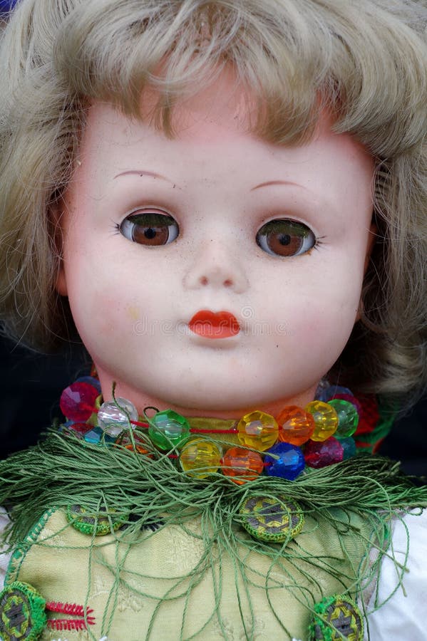 Doll portrait vintage stock image. Image of women, toys - 61339417