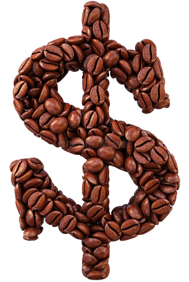 Dollar stock illustration. Illustration of coffees, black - 22751062