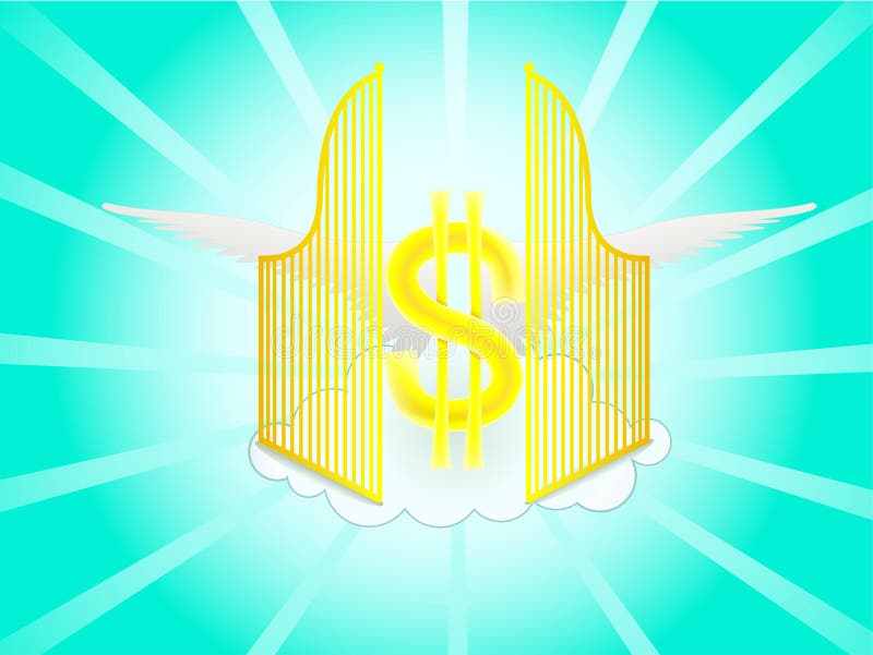 Dollar stock vector. Illustration of income, abstraction - 7094848
