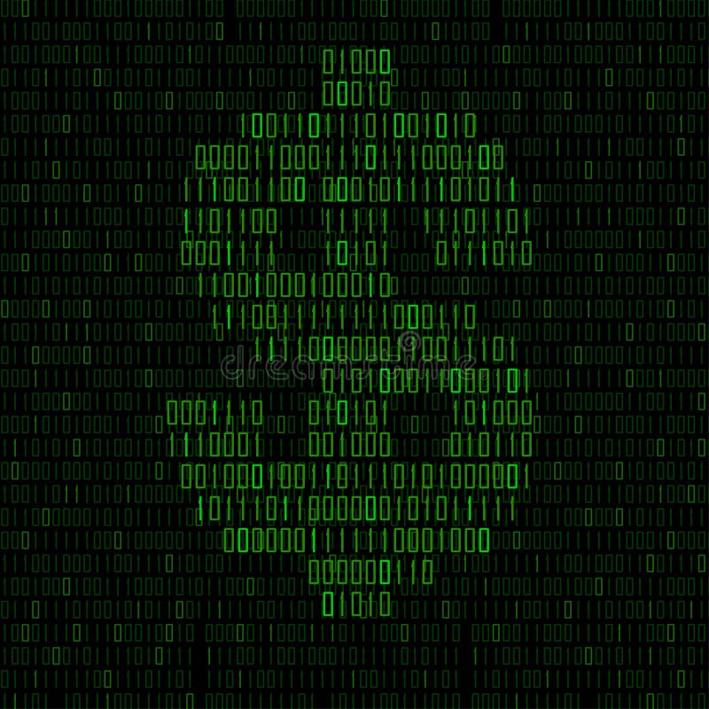 Dollar Abstrait De Signe De Code Binaire, Logo Illustration de Vecteur ...