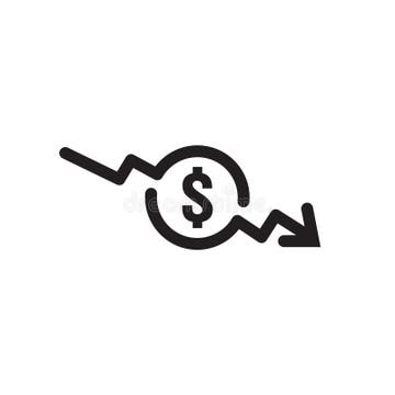 Economy Down Arrow Stock Illustrations – 19,559 Economy Down Arrow ...