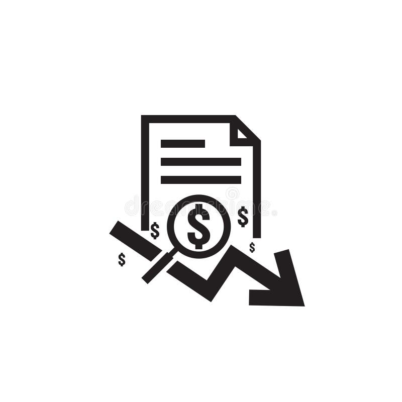 Dollar Arrow Decrease Rate Icon. Money Arrow Symbol. Economy Stretching ... Dollar Arrow Decrease Rate Icon. Money Arrow Symbol. Economy Stretching ...
