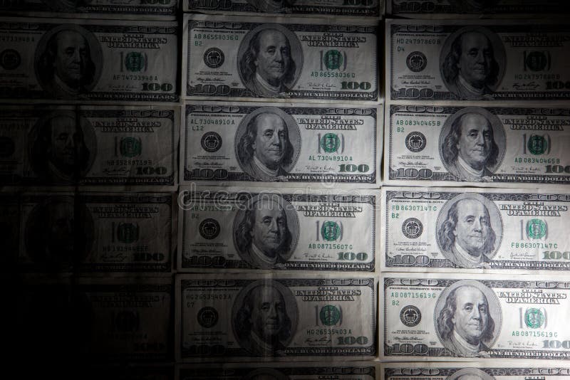 Dollar background stock image. Image of number, folded - 11879635