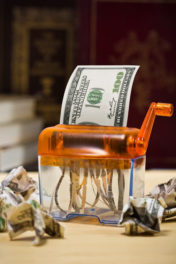 Money shred 17 stock photo. Image of money, environment - 5614054