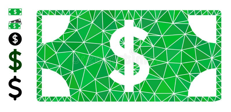 Dollar Banknote Flat Icon Symbol Stock Vector - Illustration of fund ...