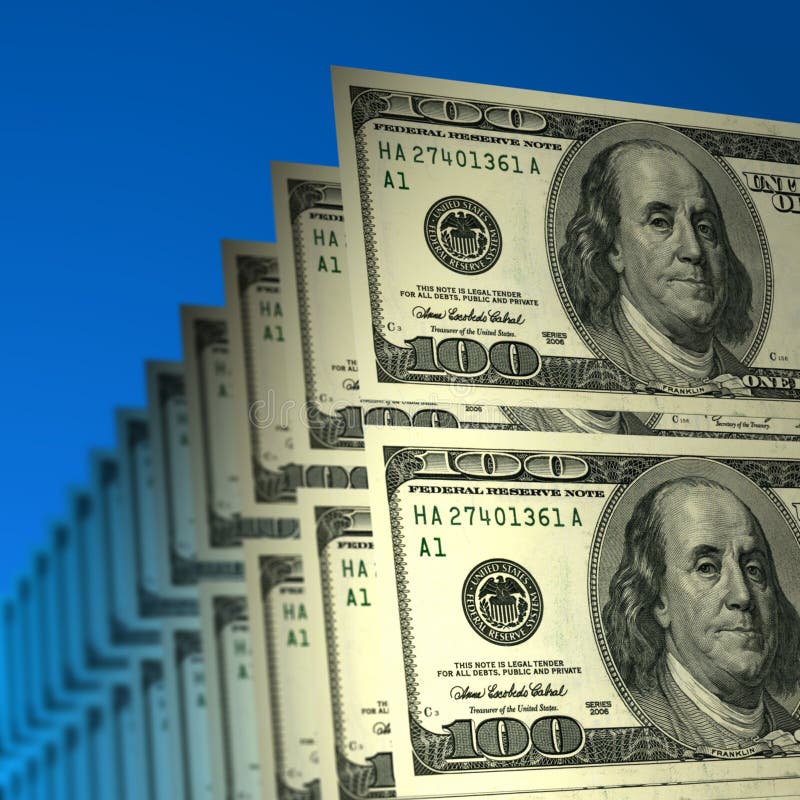 Dollar banknotes stock photo. Image of light, multitude - 12781102