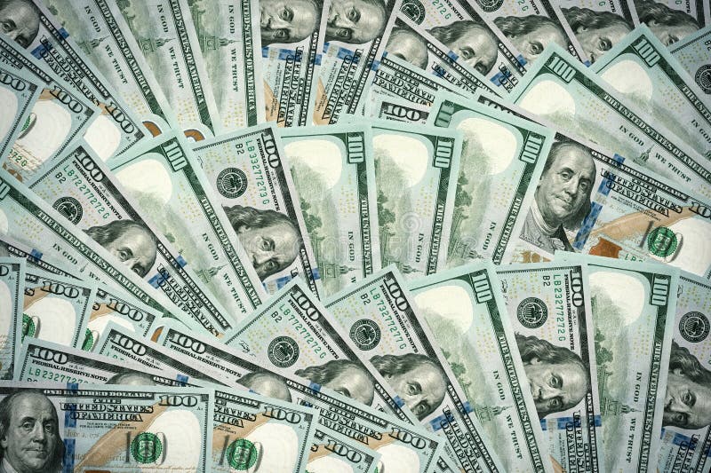 Dollar Banknotes Background Stock Image - Image of profitability ...