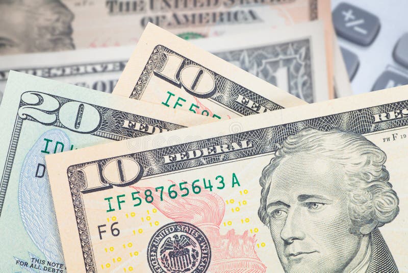 The dollar banknotes stock photo. Image of bank, bill - 68715774