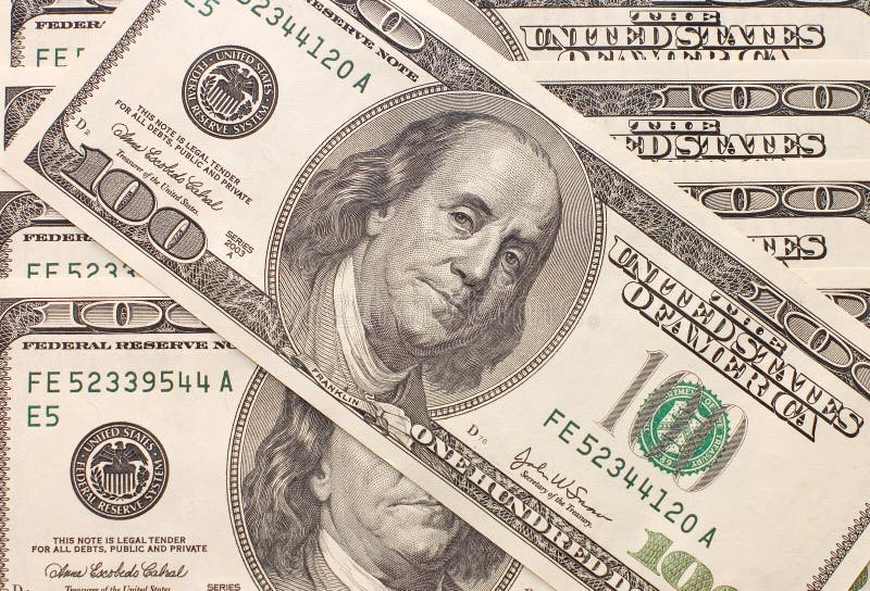 Dollar Banknotes, Business Money Background Stock Image - Image of loan ...
