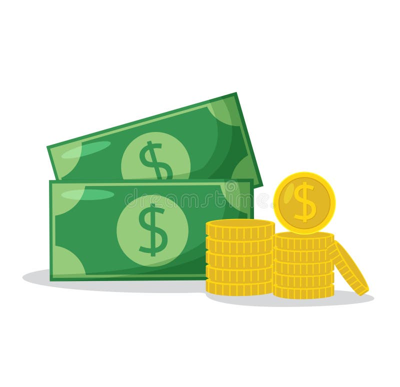 Dollar Banknotes. Paper Money Vector Illustration Stock Vector ...