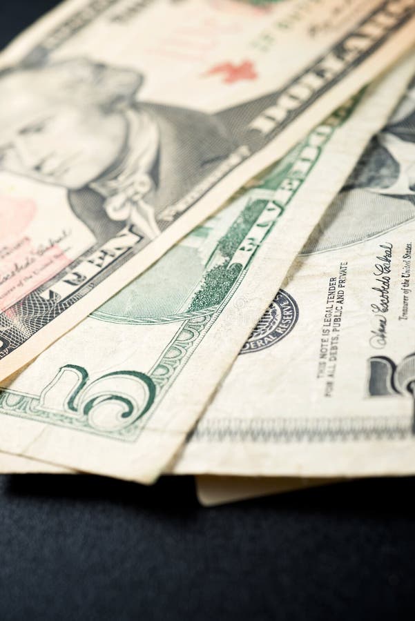 Dollar banknotes view stock image. Image of exchange - 145695793
