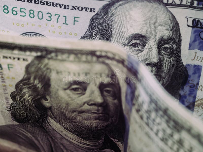 100 Dollar Bill Benjamin Franklin. Money Editorial Stock Photo - Image ...