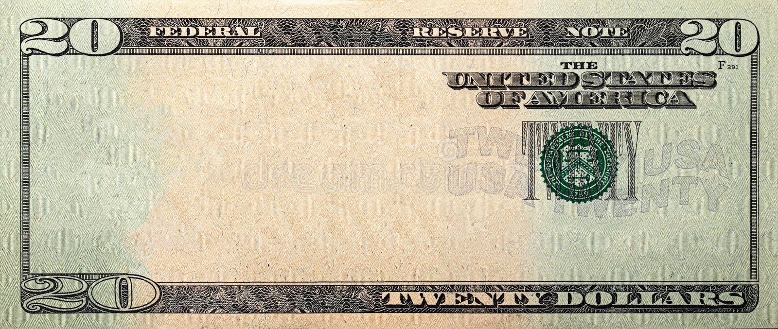 Clear 20 Dollar Banknote Pattern Stock Photo - Image of business, money ...