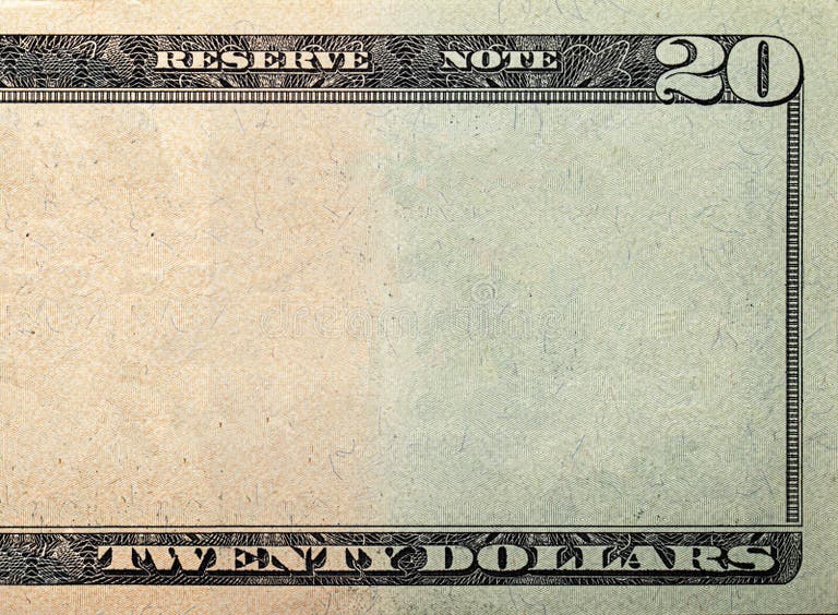 20 Dollar Bill Blank Templete Stock Photos - Free & Royalty-Free Stock ...