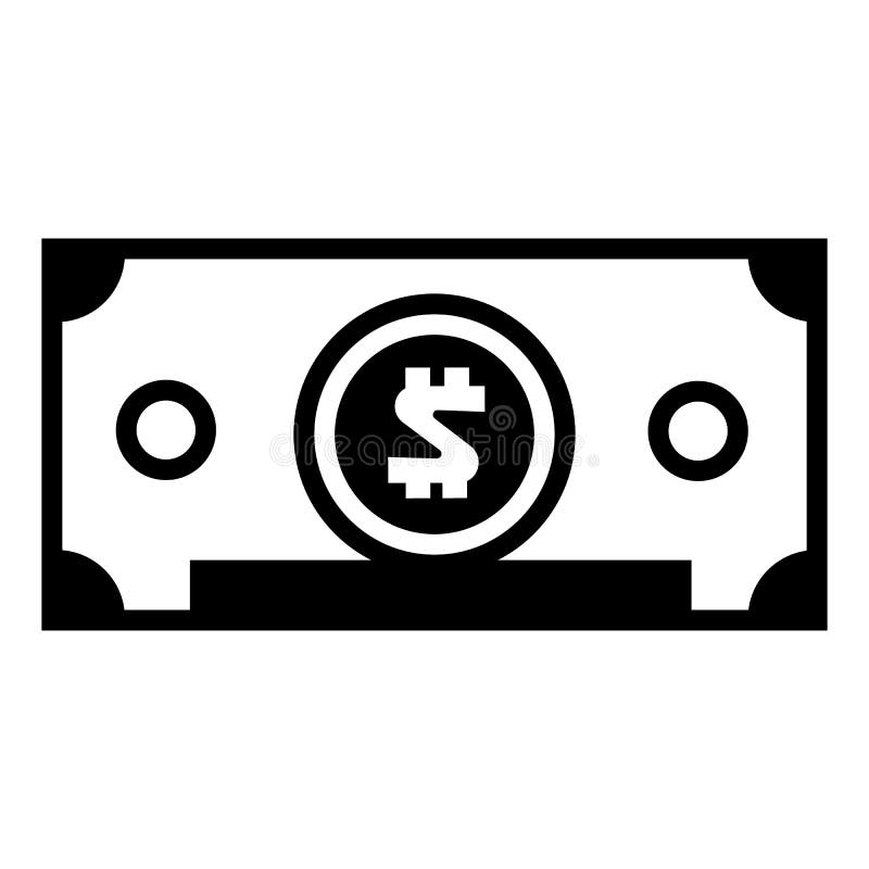 Dollar Bill Icon, Simple Style Stock Vector - Illustration of icon ...