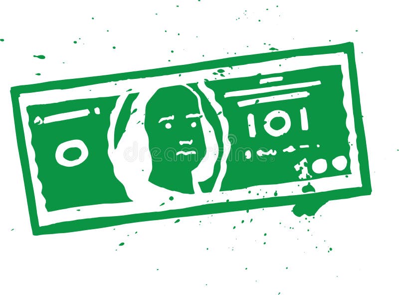 Dollar Bill Illustration illustration de vecteur. Illustration du dette ...