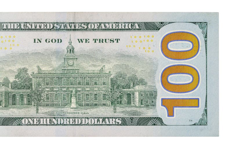 100 dollar bill stock image. Image of bill, america, back - 47677121