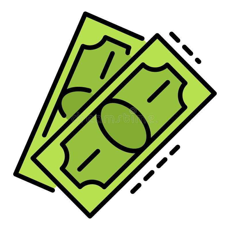 Dollar Bill Icon, Simple Style Stock Vector - Illustration of icon ...