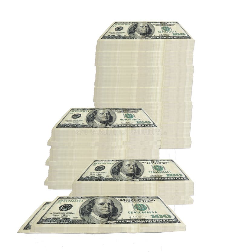 100 dollar bill shower stock illustration. Illustration of blue - 8193403