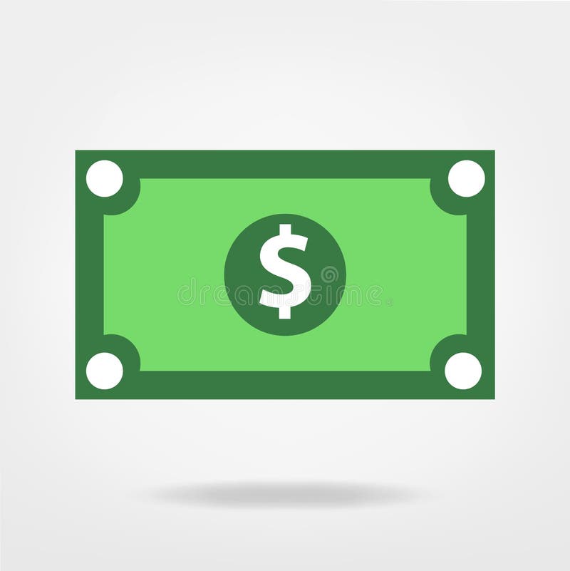 Dollar Bill Icon Vector